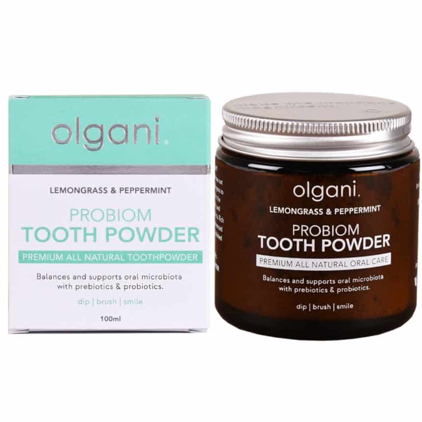 Buy Olgani Probiom Toothpowder 100ml – Natural Probiotic Toothpowder