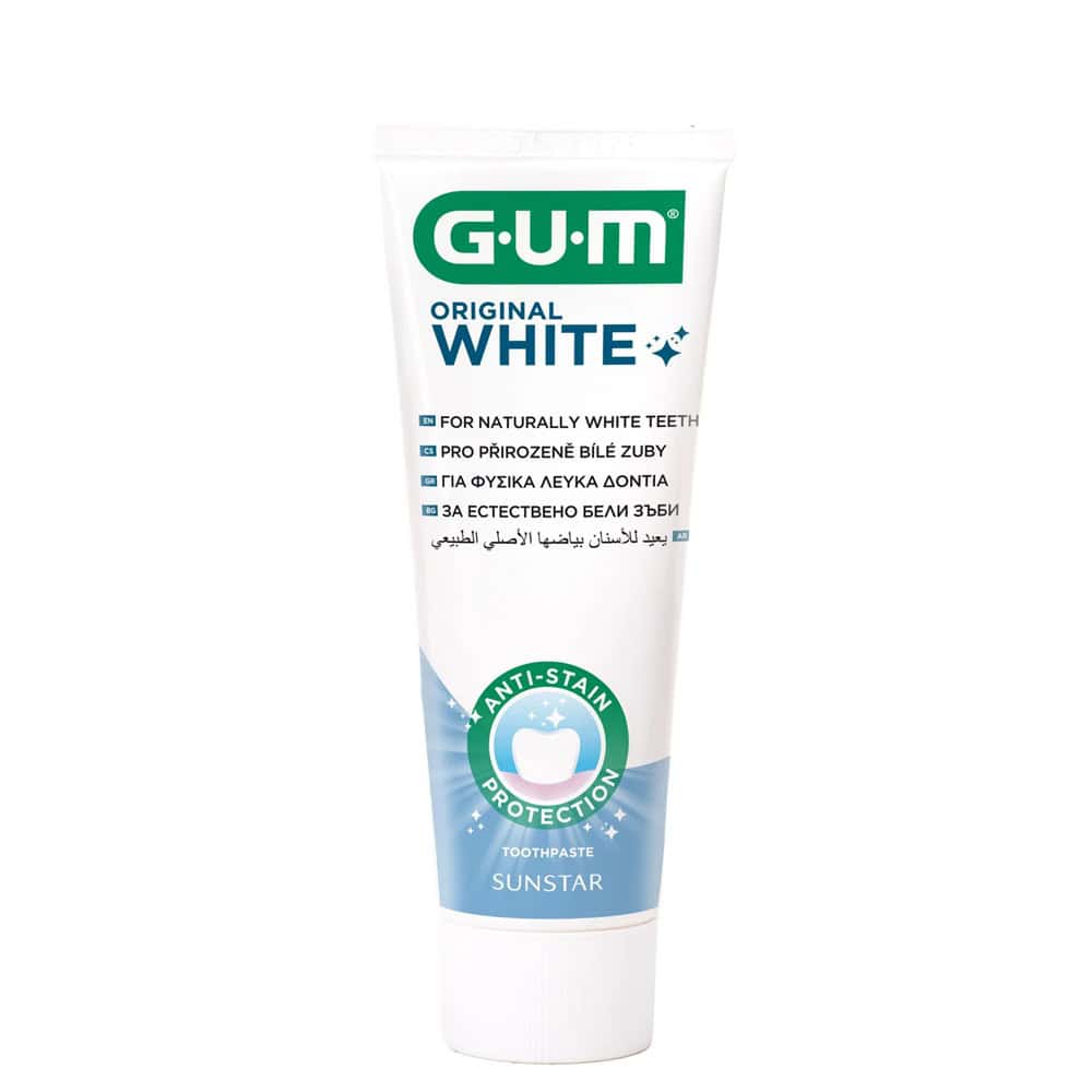 Buy GUM Original White Toothpaste 75ml | Whitening & Stain Removal ...