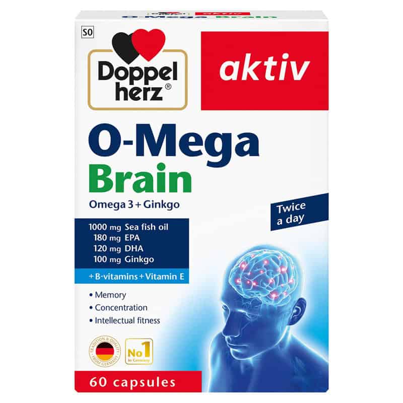 Buy Doppelherz® aktiv O-Mega Brain | For Brain Function